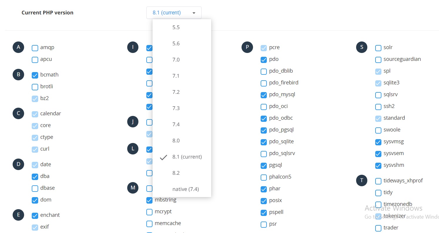 How to Easily Change PHP Version in cPanel(3 Steps)? - Saloni Blog